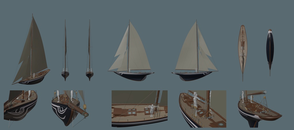 Gold: Boat Modeling – Blog — Blender Studio