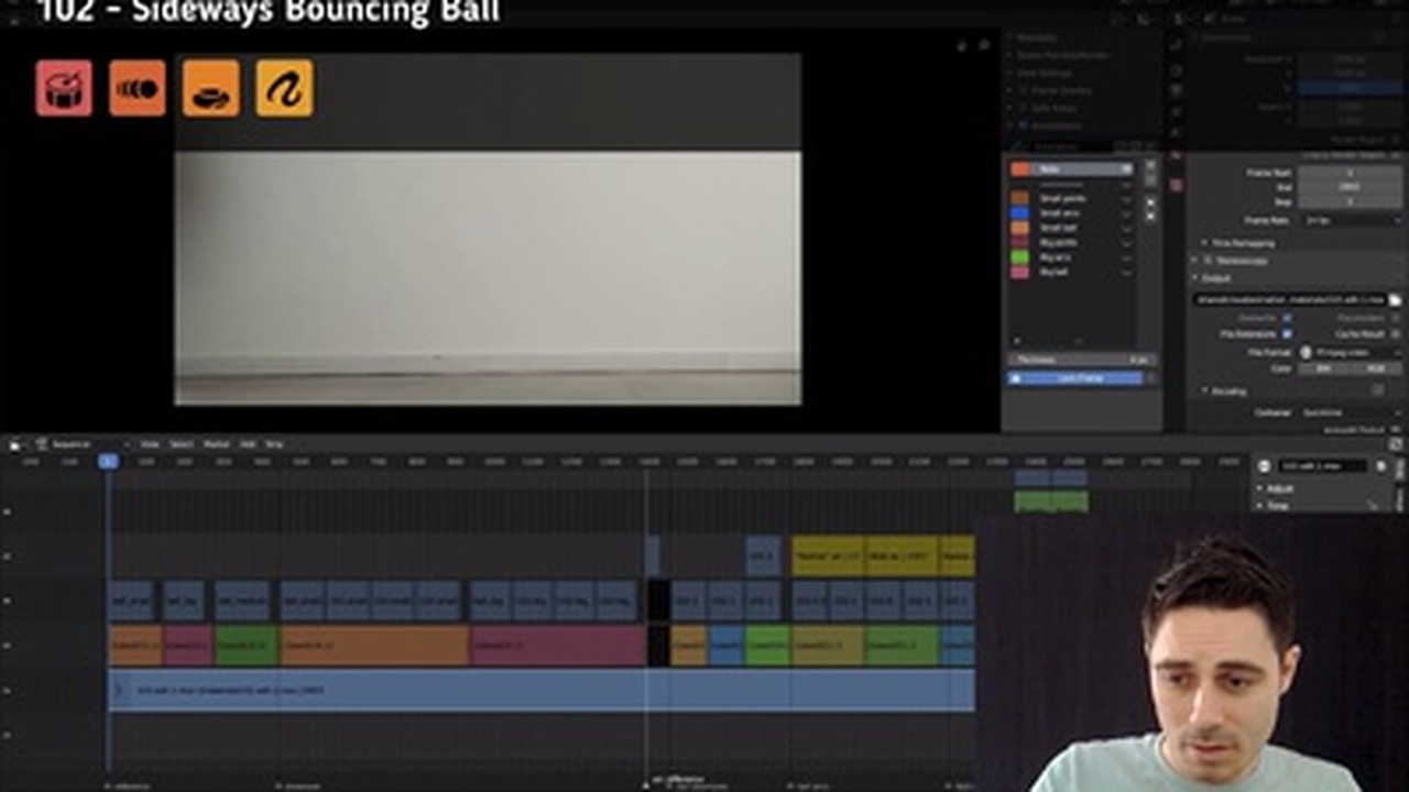 Sideways Bouncing Ball - Animation Fundamentals - Blender Studio