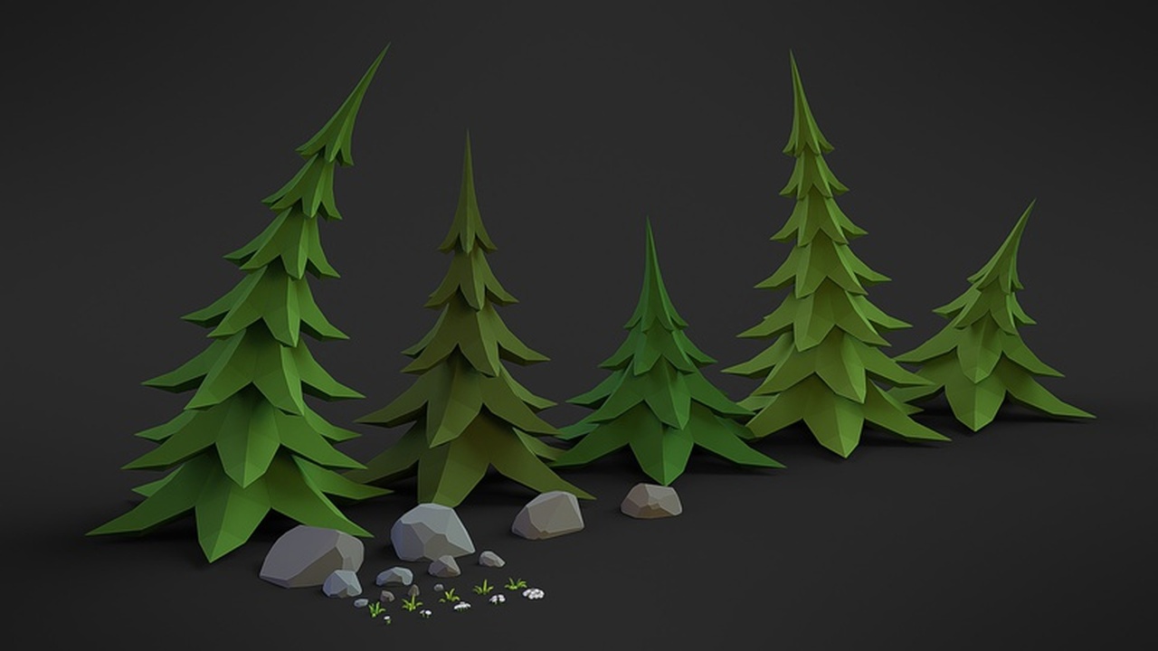 Low Poly Assets - Geometry Nodes from Scratch - Blender Studio