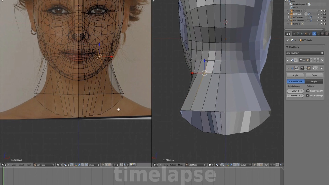 11 - Neck - Learn Character Modeling - Blender Studio
