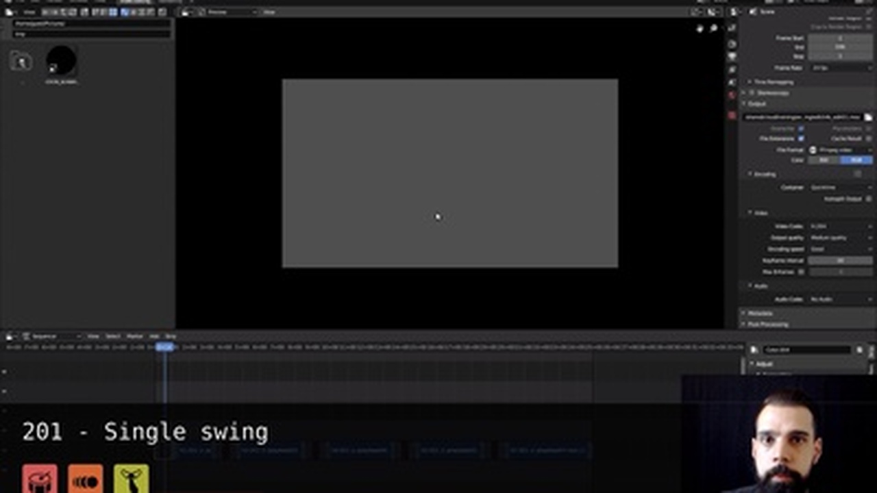 Single Swing - Animation Fundamentals - Blender Studio