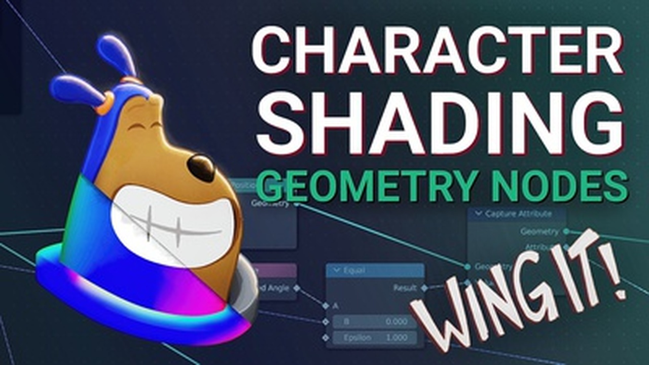 Cartoon Character Shading with Geometry Nodes – Blog — Blender Studio