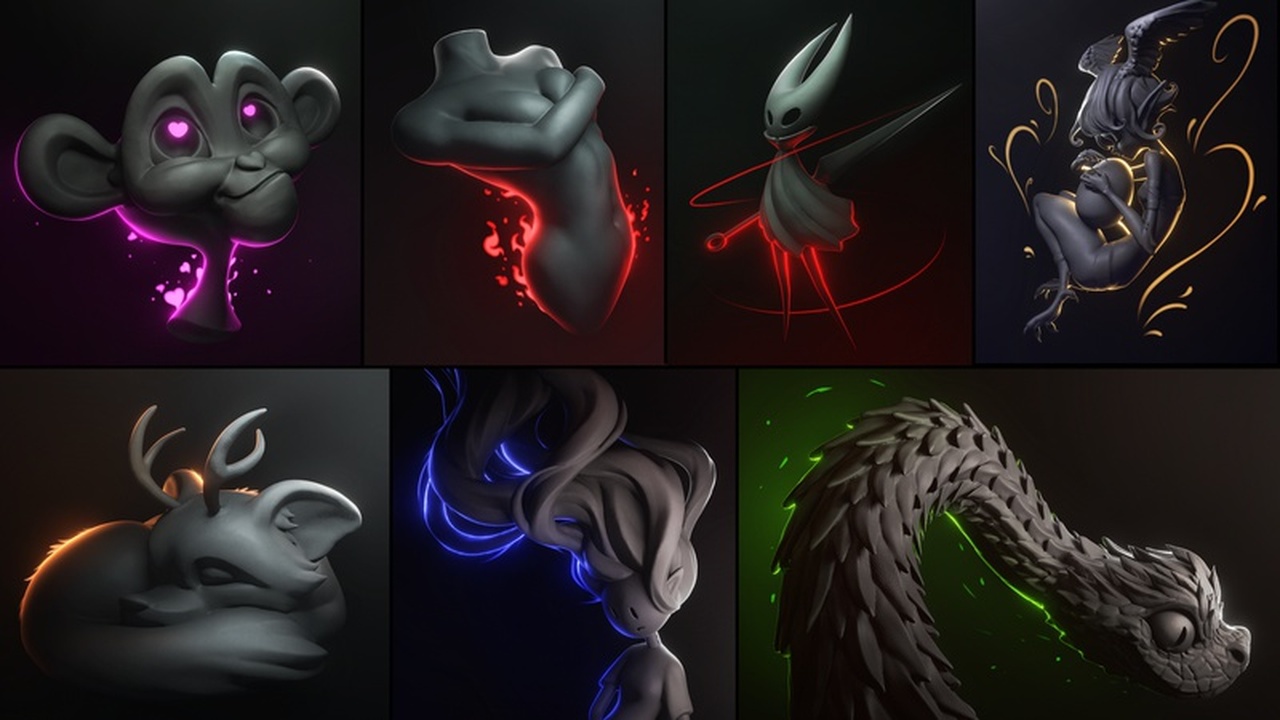 Final renders - Speed Sculpting - Blender Studio