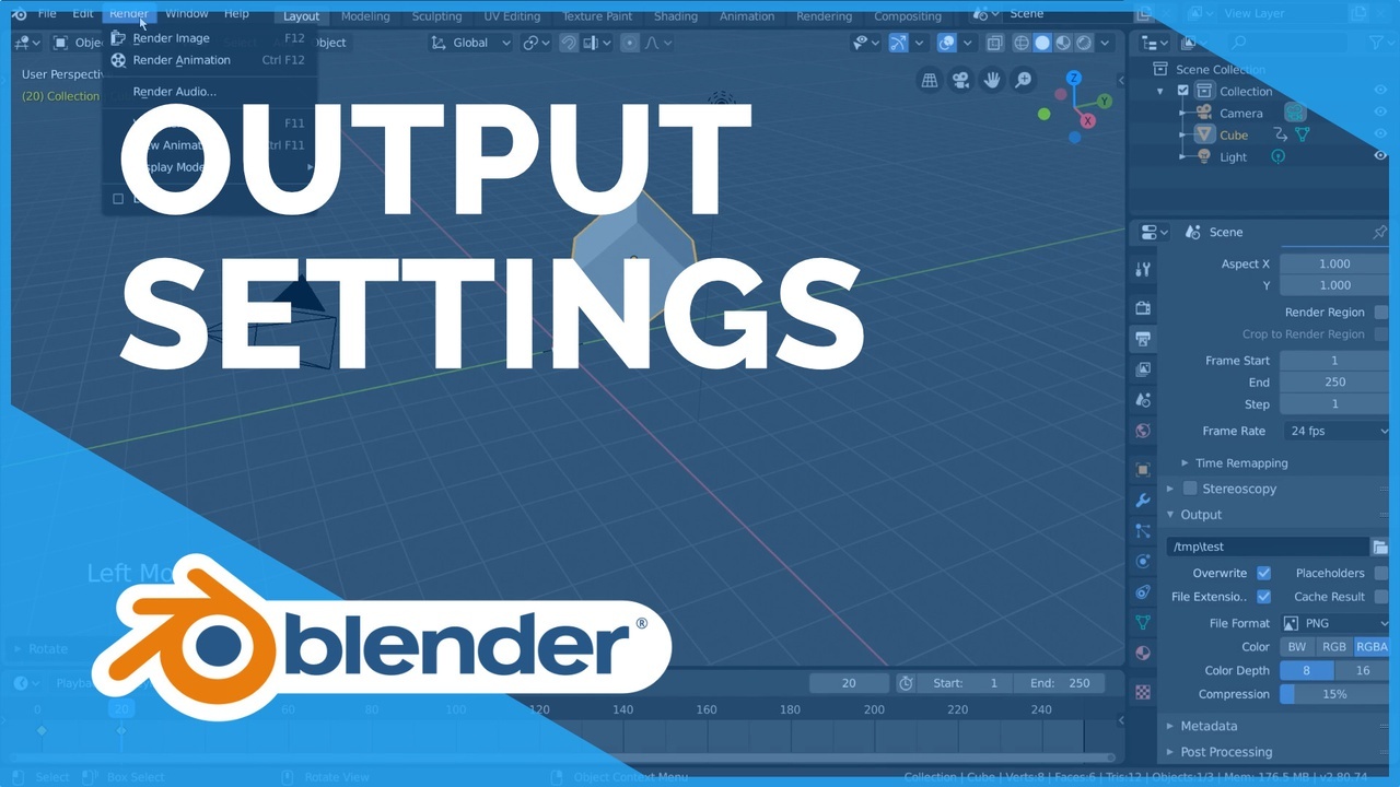 Render Output Settings - Blender 2.8 Fundamentals - Blender Studio