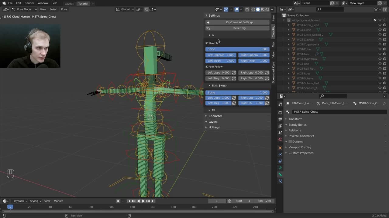 cloud_spine - Blender Studio Rigging Tools - Blender Studio