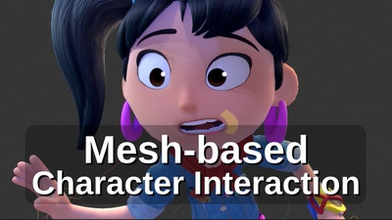 Experiment: Mesh-based character interaction – Blog — Blender Studio