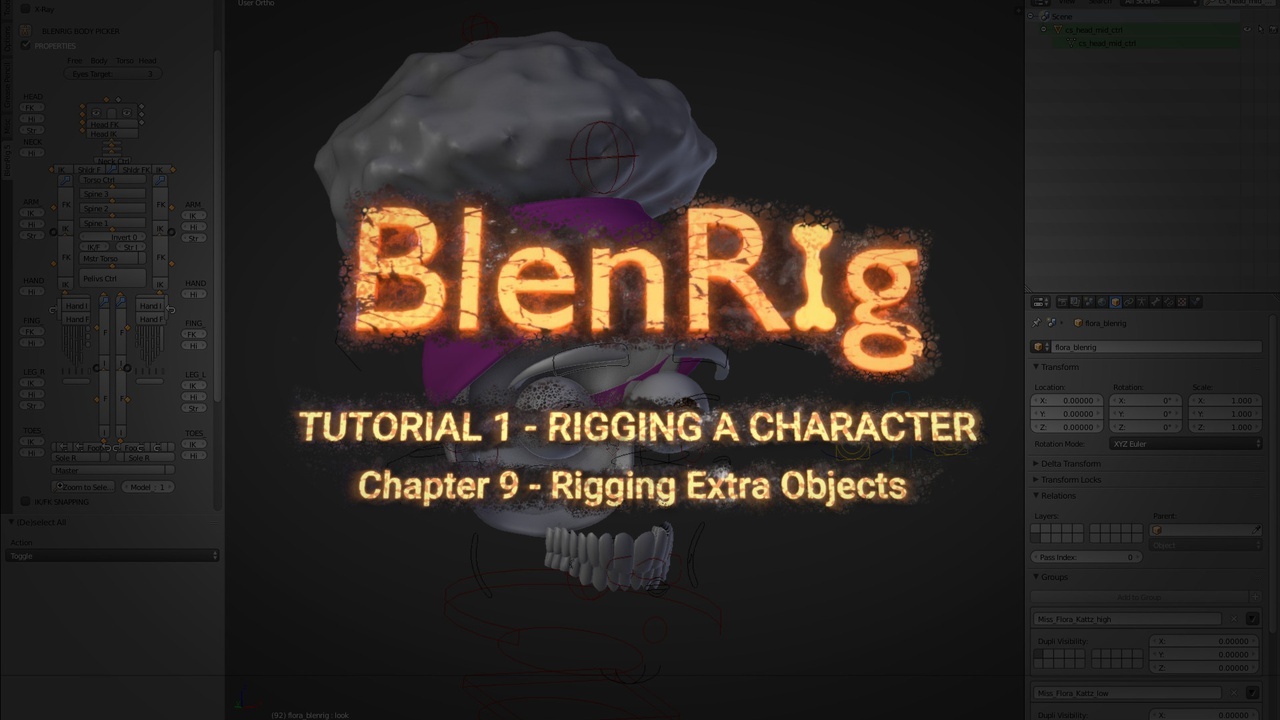 Rigging extra objects - Advanced Rigging - Blender Studio