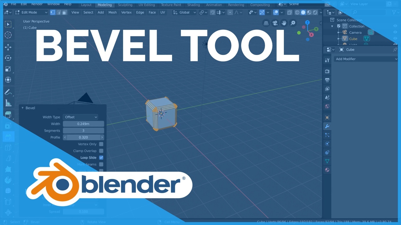 Bevel Tool - Blender 2.8 Fundamentals - Blender Studio
