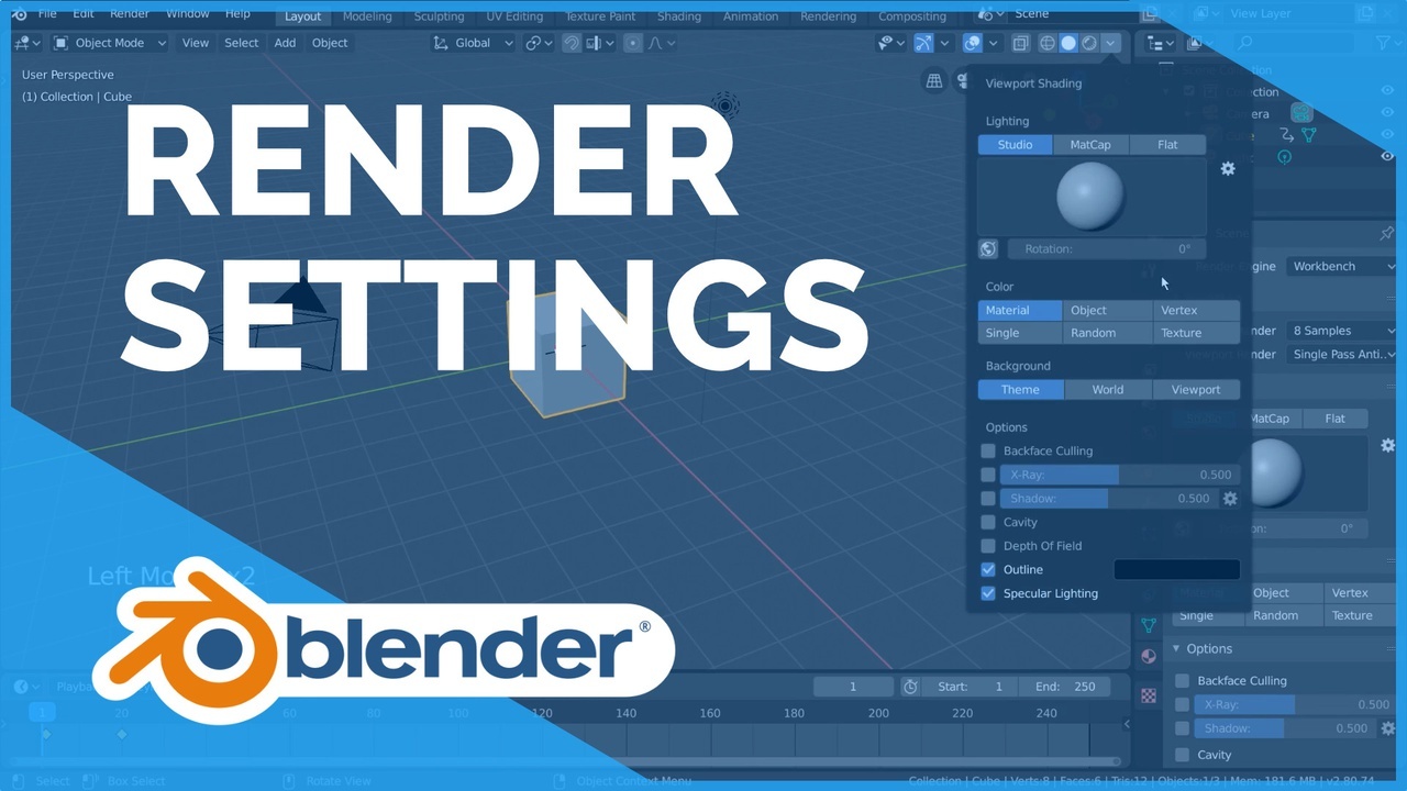 Render Settings Introduction - Blender 2.8 Fundamentals - Blender Studio