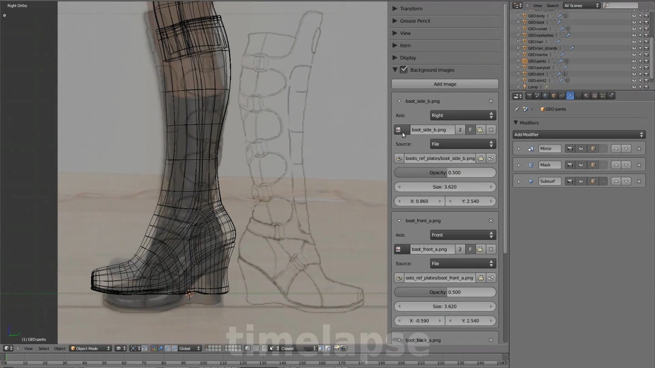 06 - Boot Detailing - Learn Character Modeling - Blender Studio