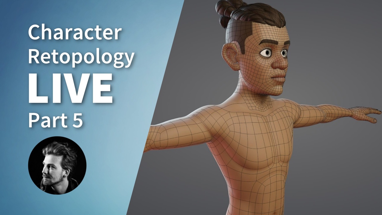 Live: Body Retopology - Stylized Character Workflow - Blender Studio