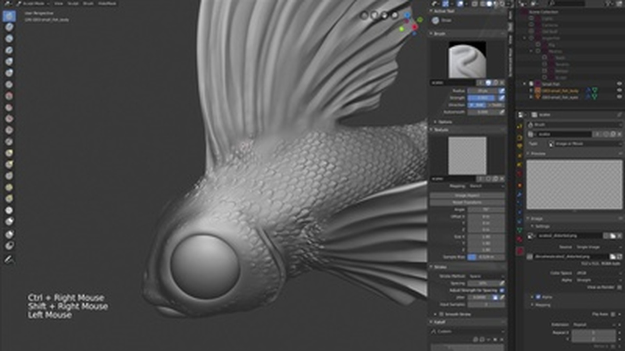 Small fish - Anglerfish - Blender Studio