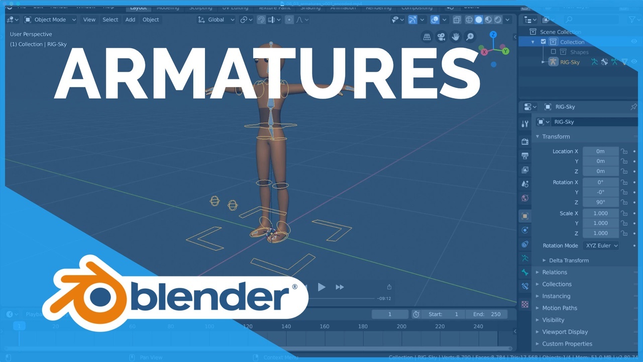 Armatures - Blender 2.8 Fundamentals - Blender Studio