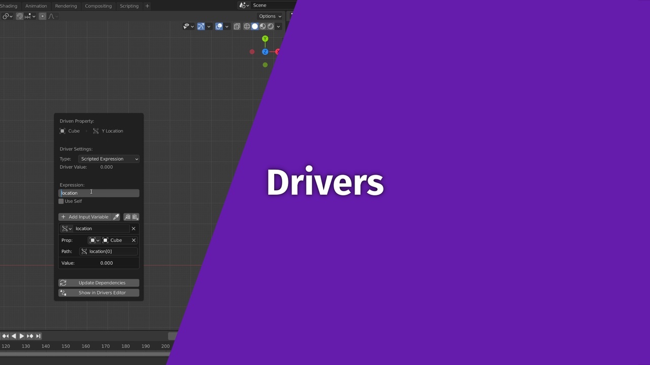 Drivers - Procedural Shading: Fundamentals and Beyond - Blender Studio