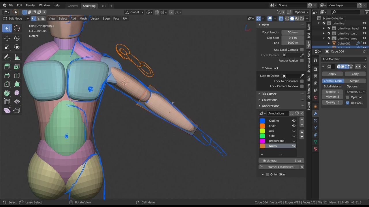 Creating a Primitive Body - Stylized Character Workflow - Blender Studio