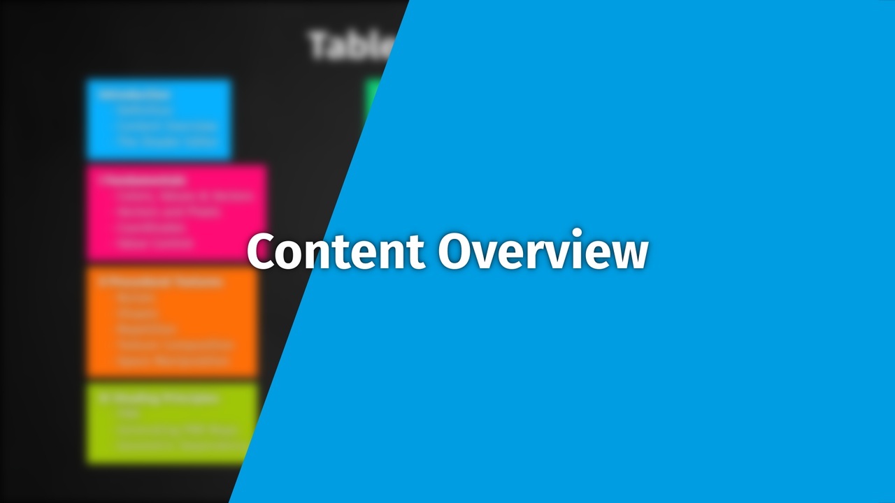 Content Overview - Procedural Shading: Fundamentals and Beyond - Blender Studio