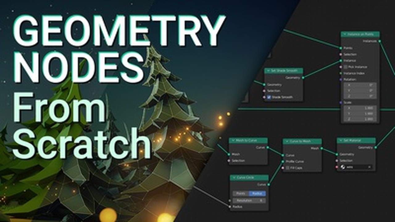 Geometry Nodes from Scratch - Blender Studio