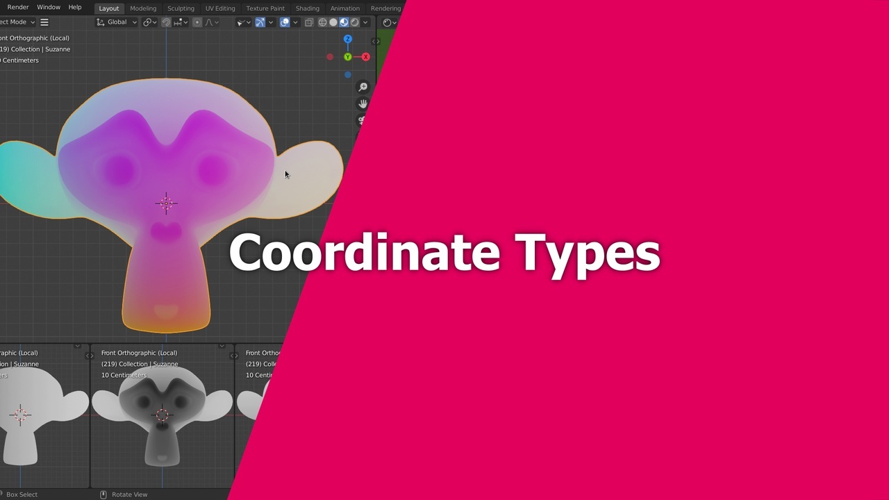 Coordinate Types - Procedural Shading: Fundamentals and Beyond - Blender Studio
