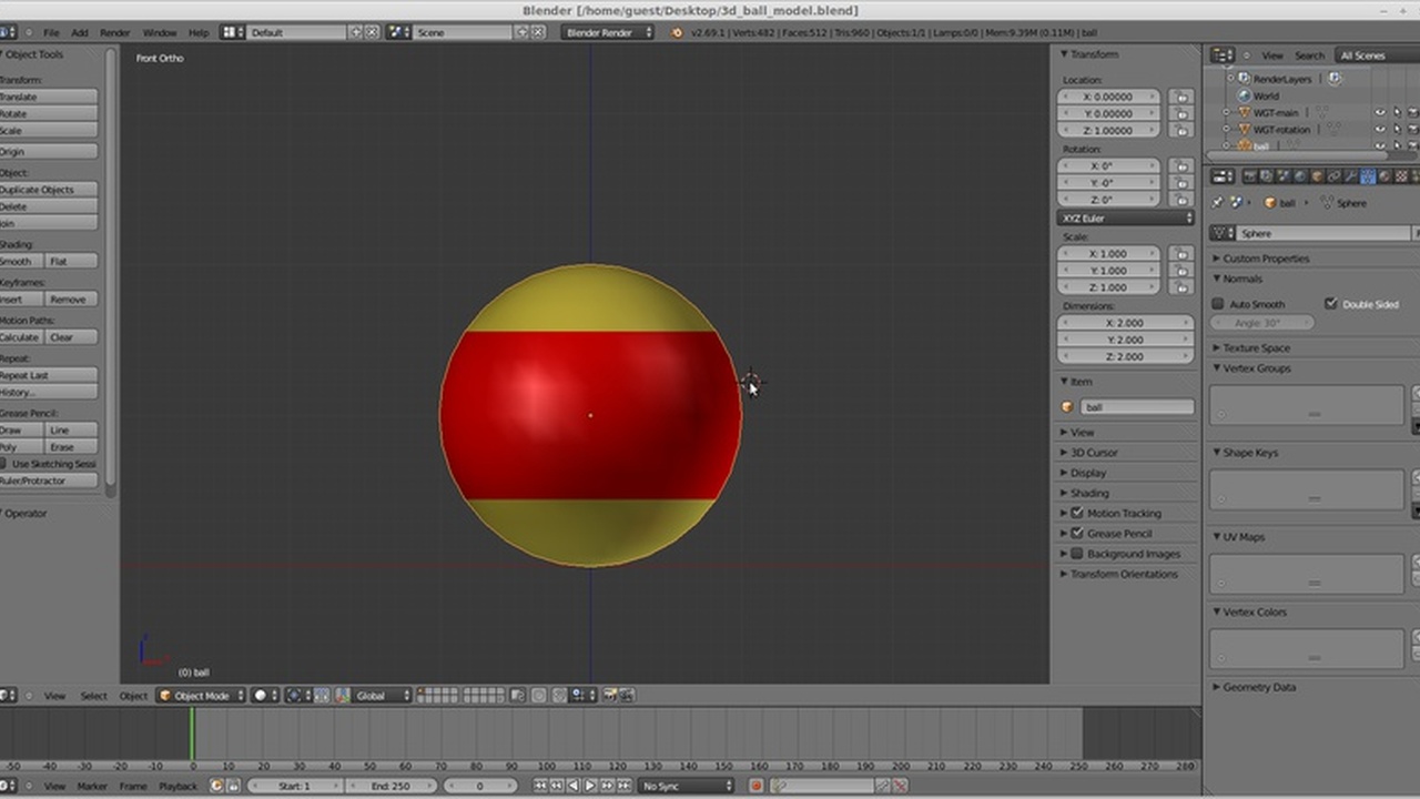 3D Ball - Introduction to Rigging - Blender Studio