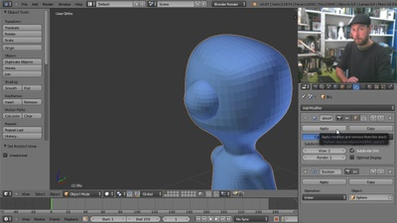 04 - Using Modifiers - Blender for 3D Printing - Blender Studio