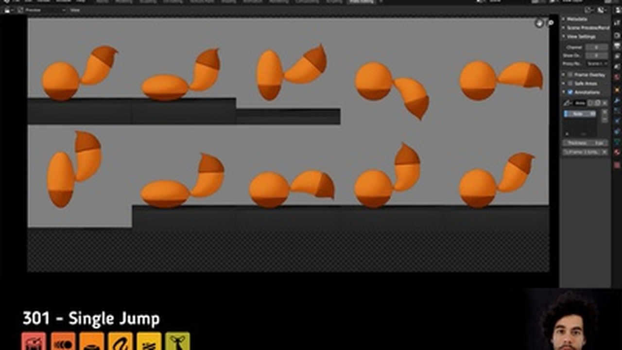 Single Jump - Animation Fundamentals - Blender Studio