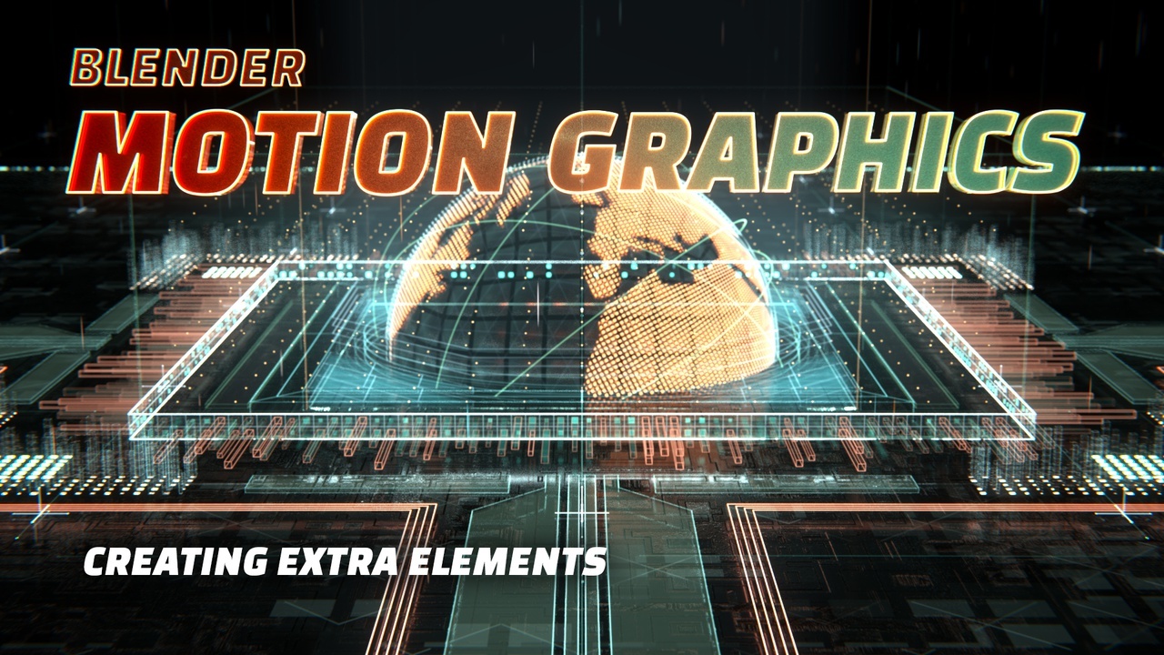 Creating Extra Elements - Blender Motion Graphics - Blender Studio