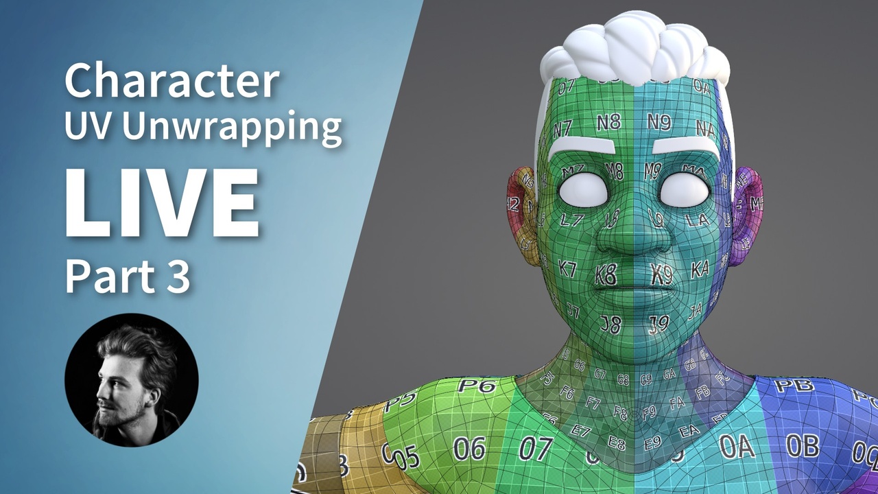 Live: UV Mapping Finale - Stylized Character Workflow - Blender Studio