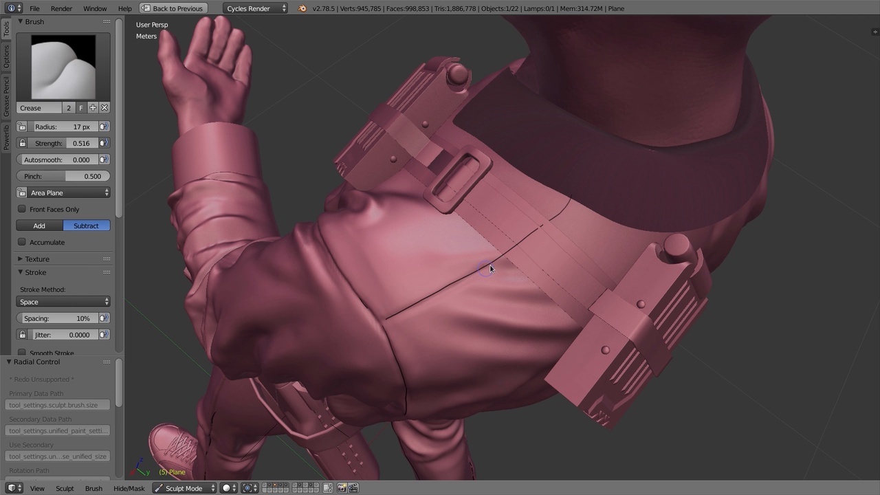 07 - Body Details - Low Poly Character Creation - Blender Studio