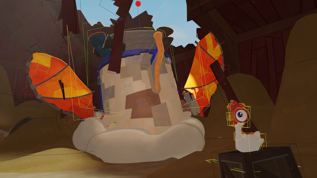 Chicken & Sets - Character Rig - Blender Studio