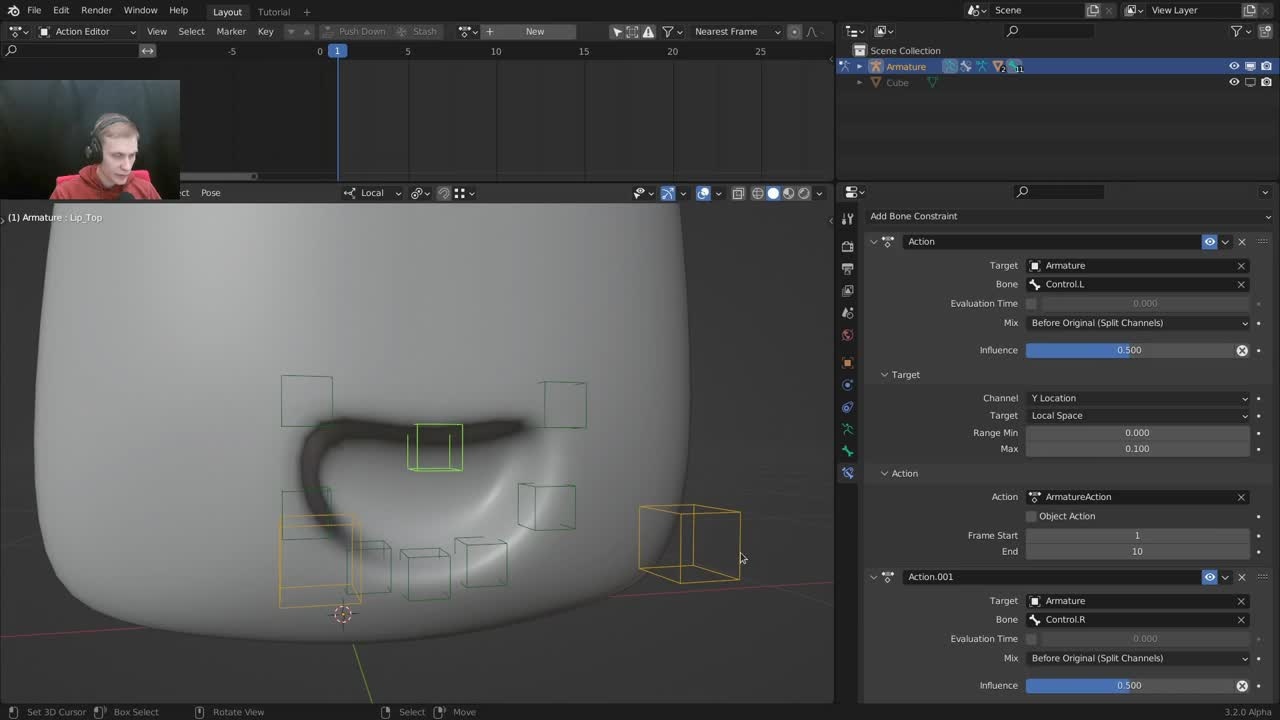 Actions - Blender Studio Rigging Tools - Blender Studio
