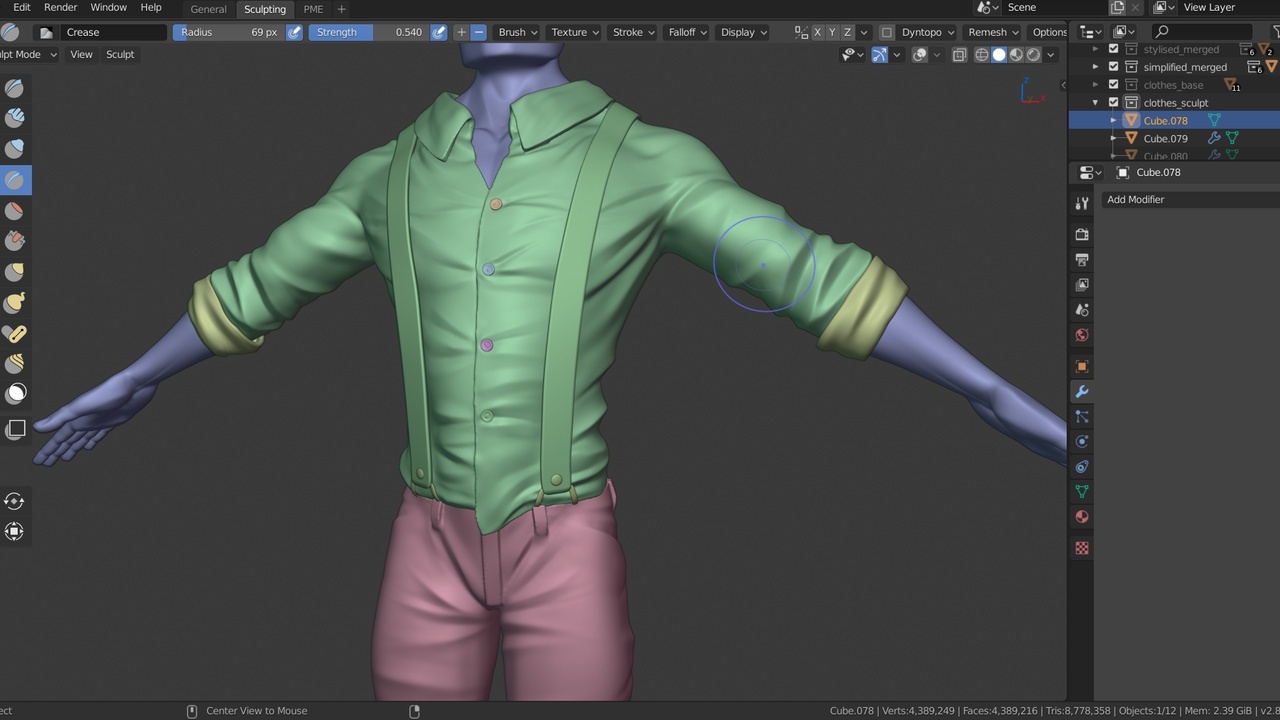 Finishing the additional Elements - Stylized Character Workflow - Blender Studio