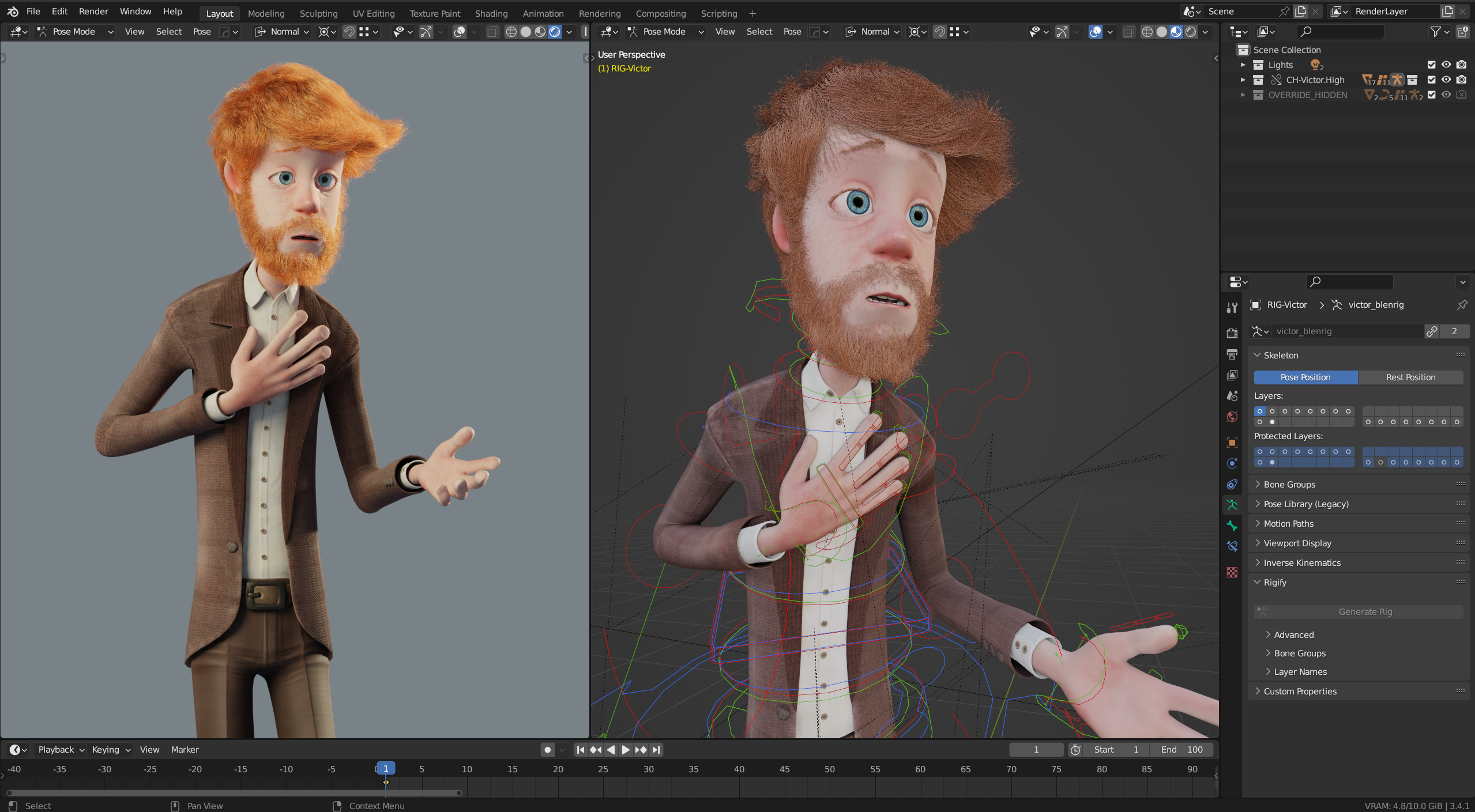 Victor - Character Rig - Blender Studio